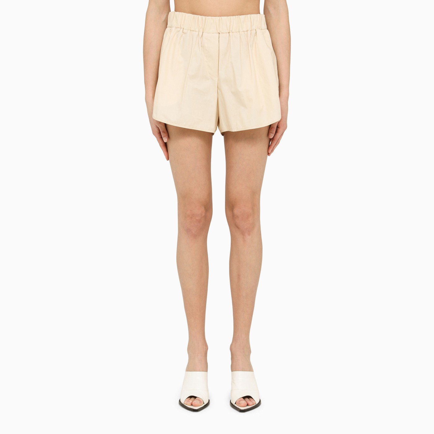 RAMAEL Shorts beige in popeline | TheDoubleF