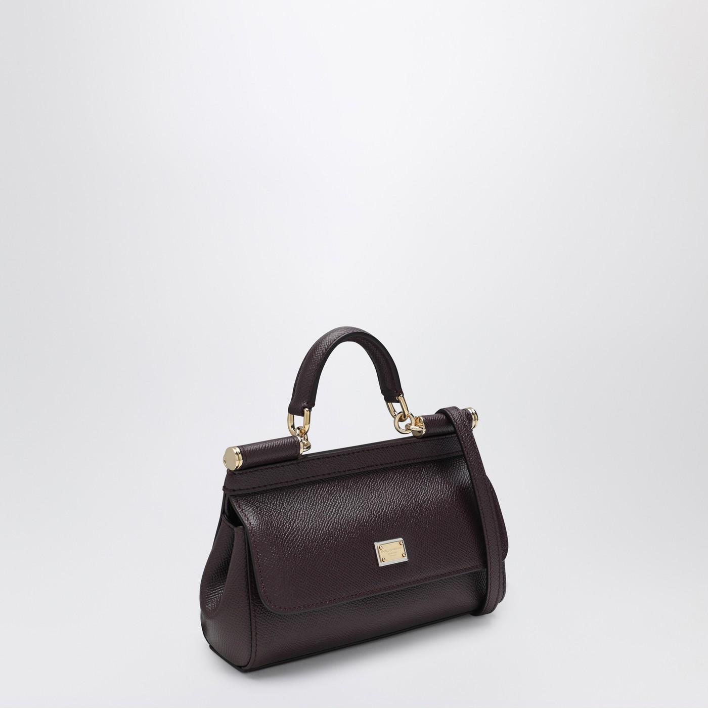 Dolce&Gabbana Borsa a mano Sicily piccola color mosto | TheDoubleF