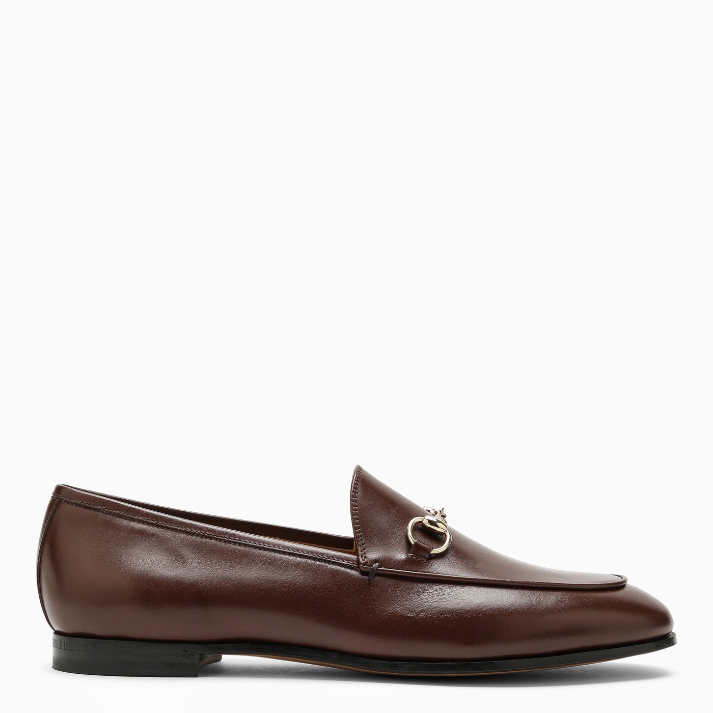 GUCCI Mocassin Jordaan marron en cuir | TheDoubleF