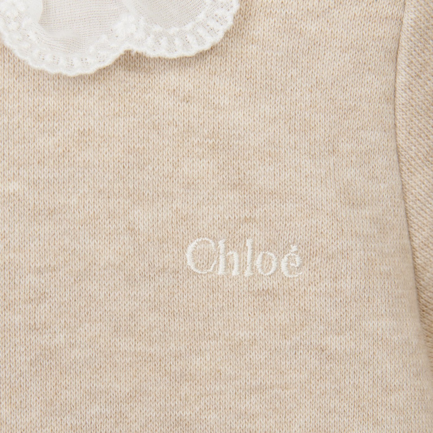 Chloé Beige cotton sweatshirt | TheDoubleF