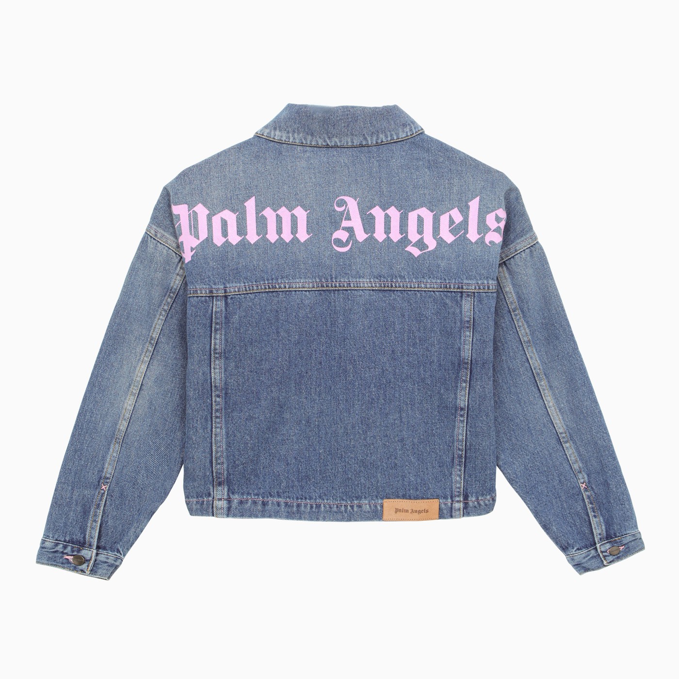 Palm Angels Denim jacket with logo | TheDoubleF