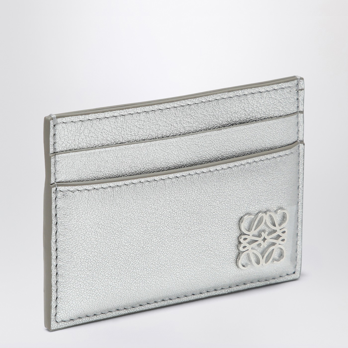 Loewe Anagram Puffer silver card holder | TheDoubleF
