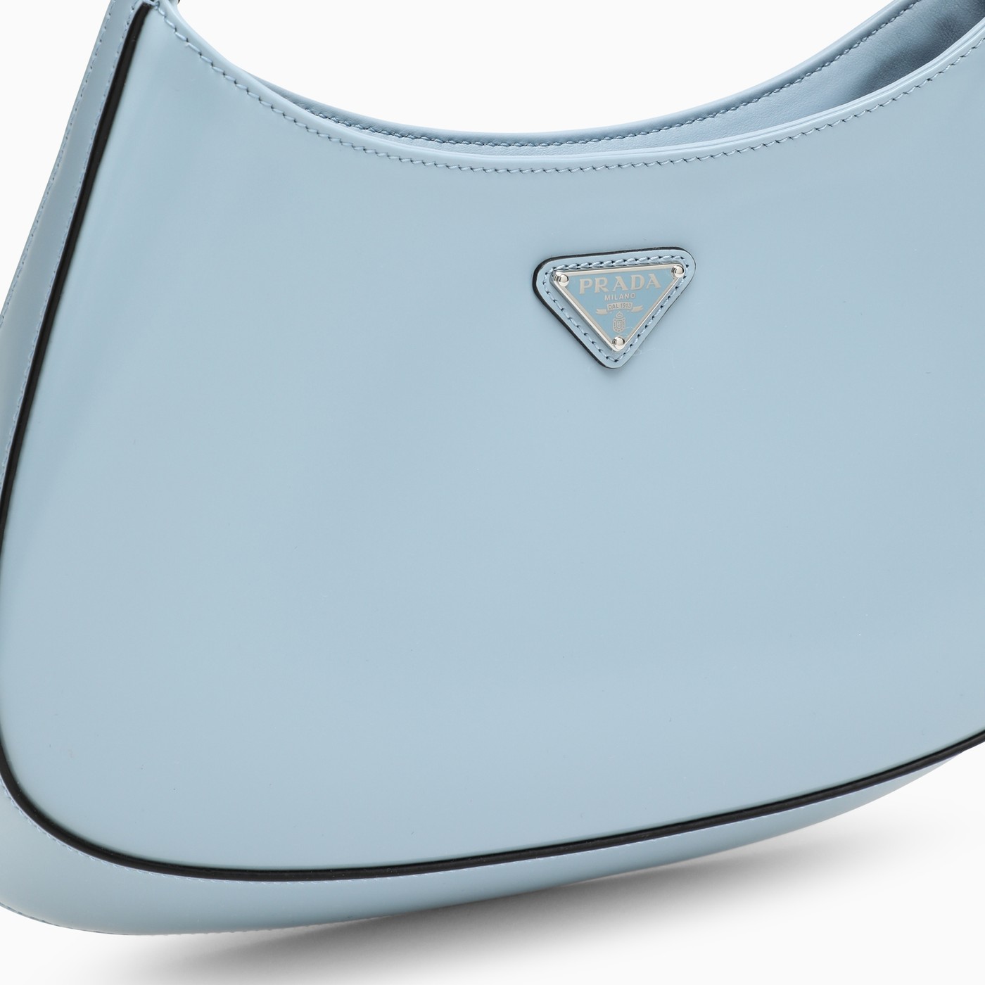 Prada Light blue brushed Cleo bag | TheDoubleF