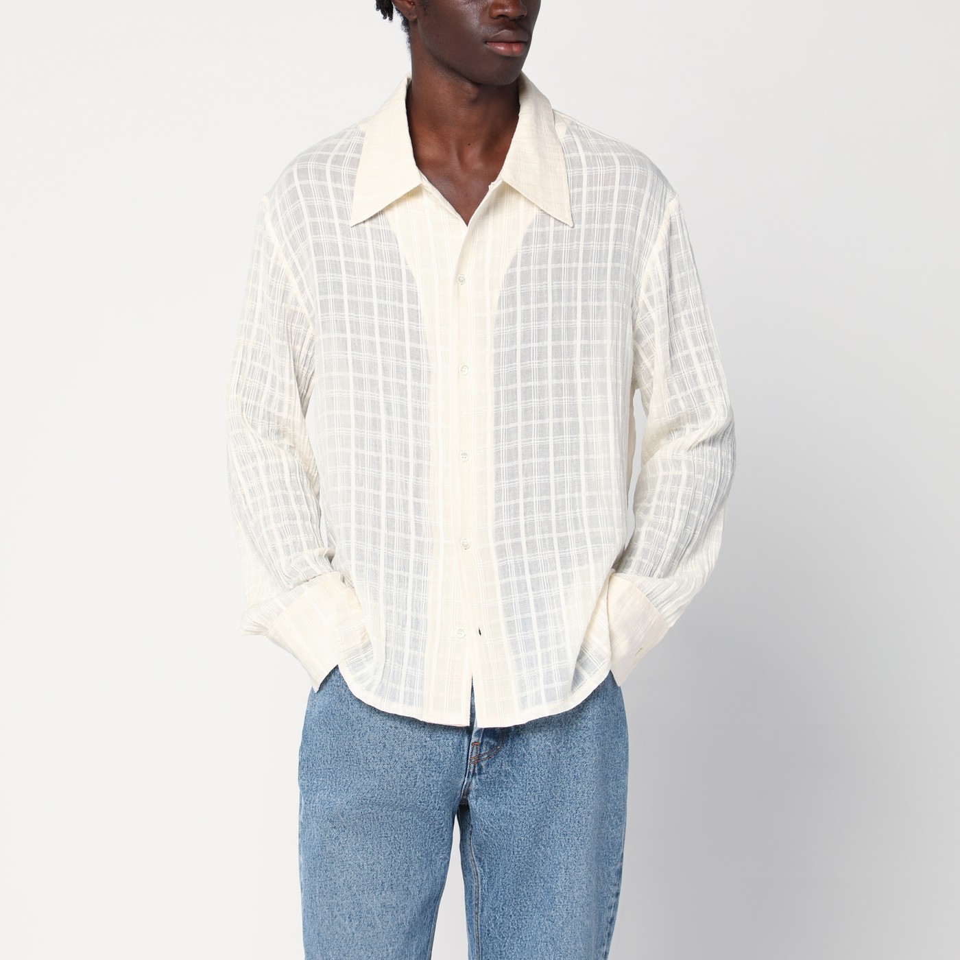 Séfr Ignacio white cotton shirt | TheDoubleF