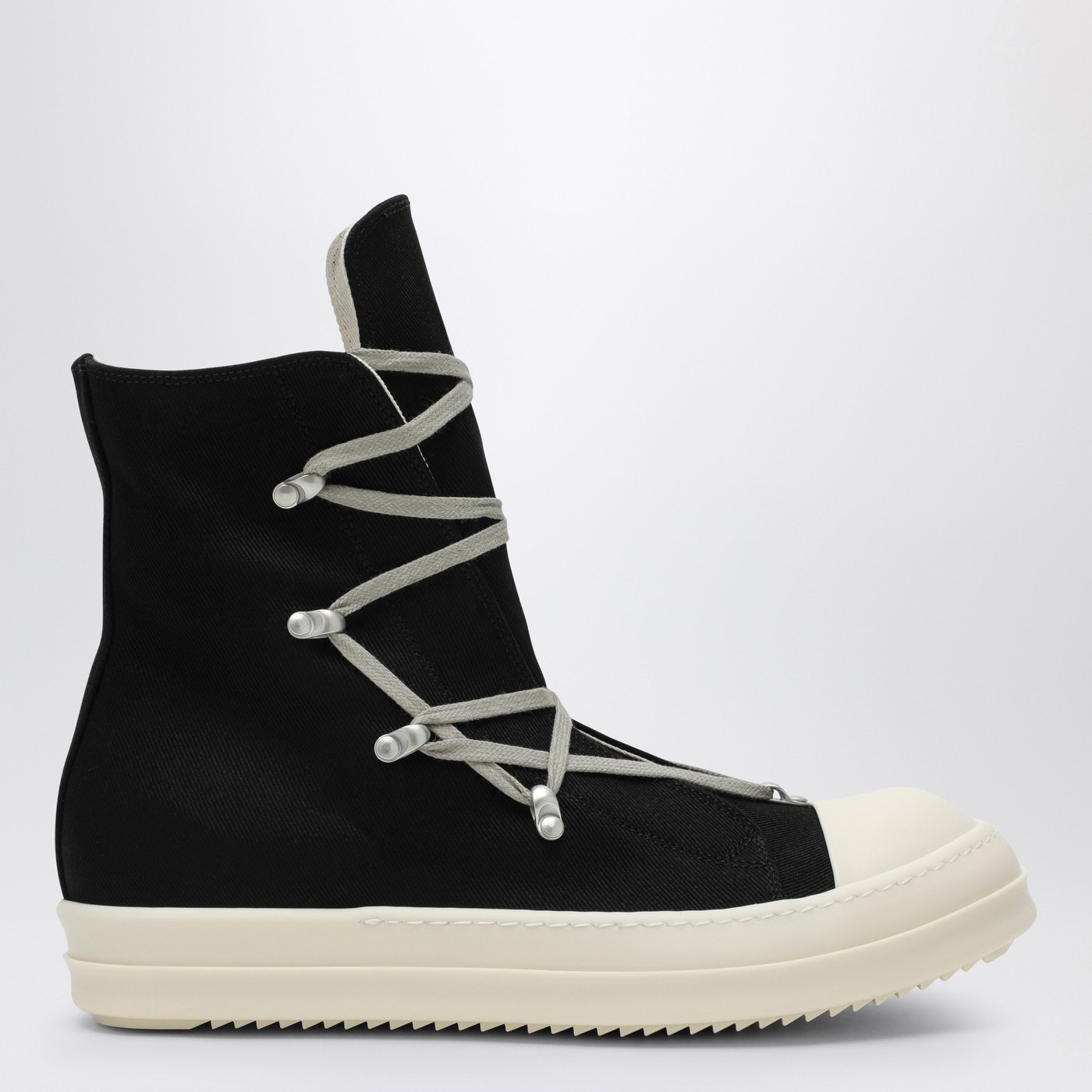 DRKSHDW Sneaker Hexa Black/Pearl/Milk in denim | TheDoubleF