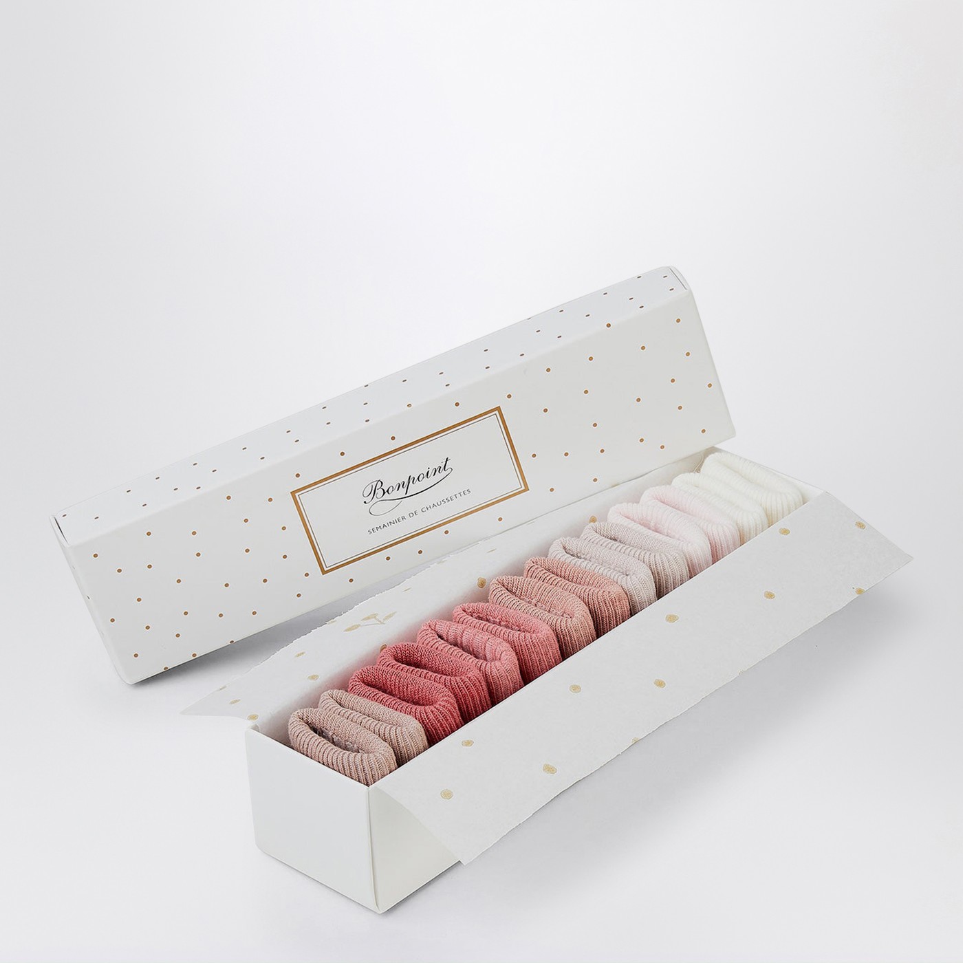 Bonpoint Sock set Day of the Week Faded pink | TheDoubleF