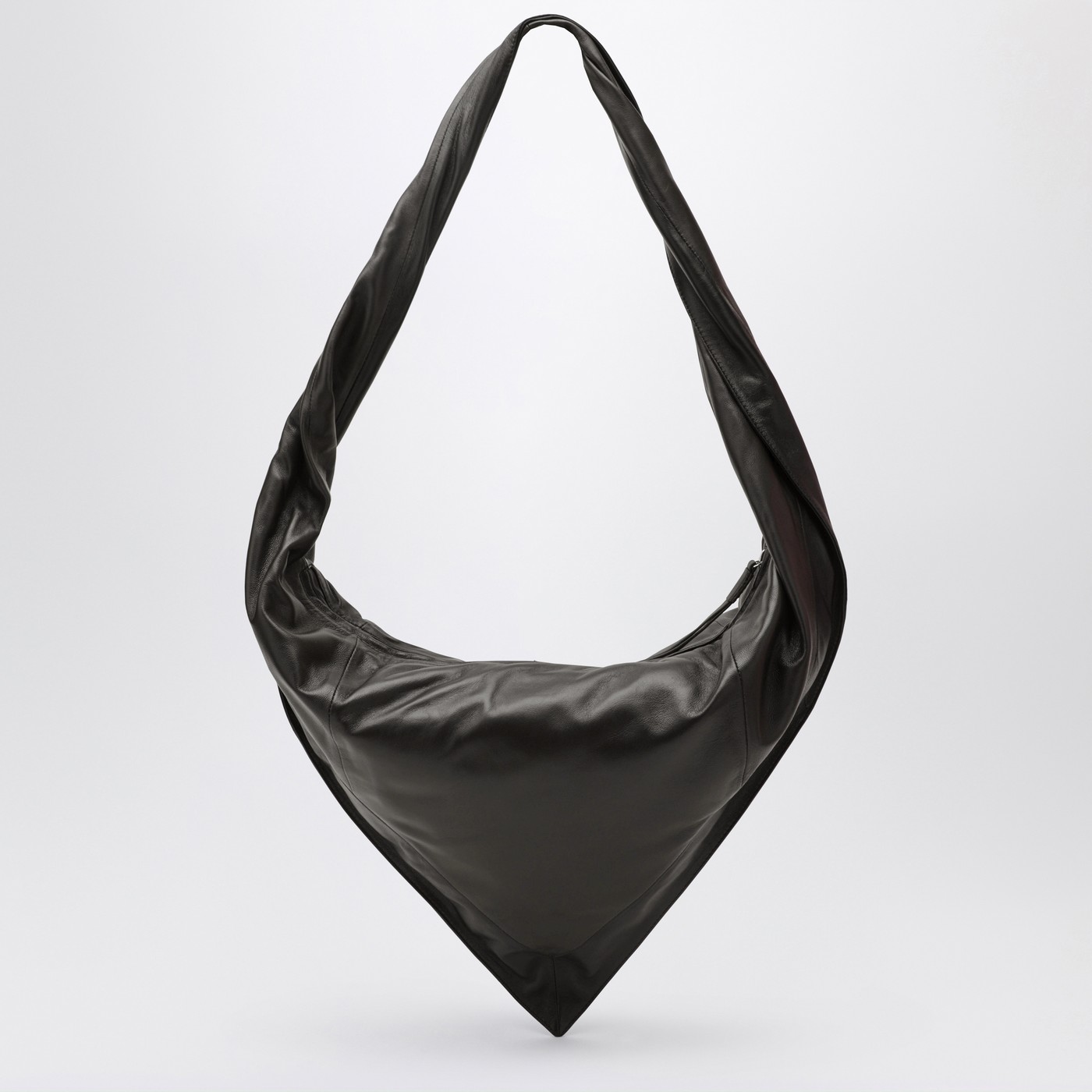 LEMAIRE Small Black Extended Scarf Bag | TheDoubleF