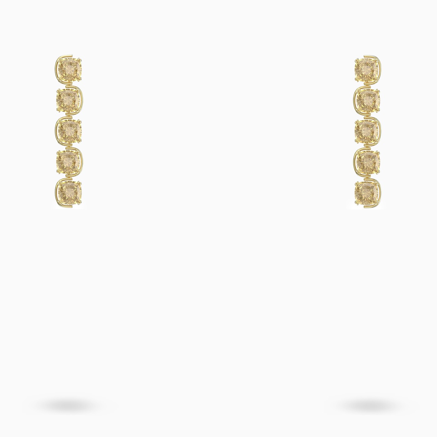 Swarovski Harmonia gold pendant earrings | TheDoubleF
