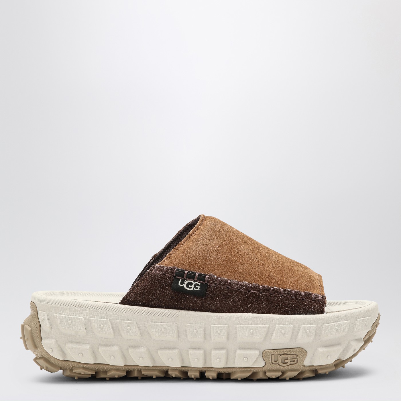 UGG Brown suede Venture Daze slipper | TheDoubleF