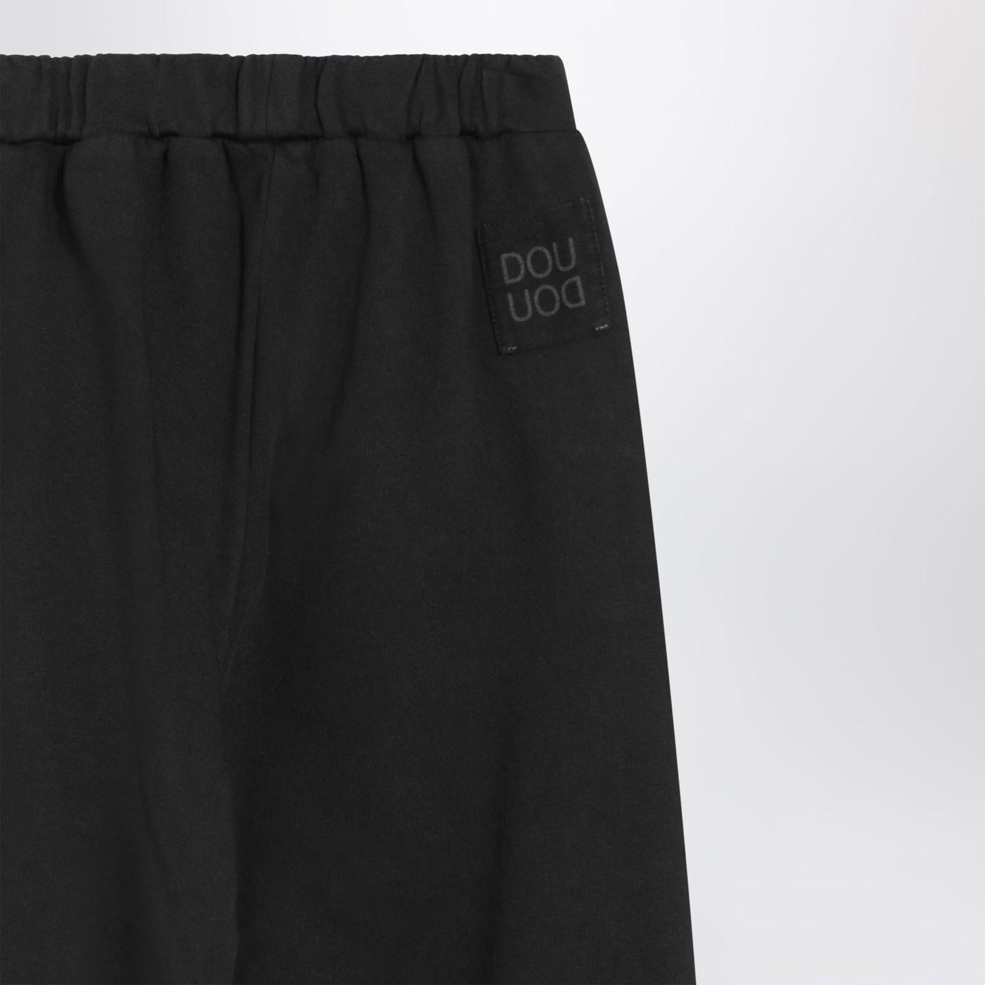 Douuod Jogging trousers in black cotton | TheDoubleF