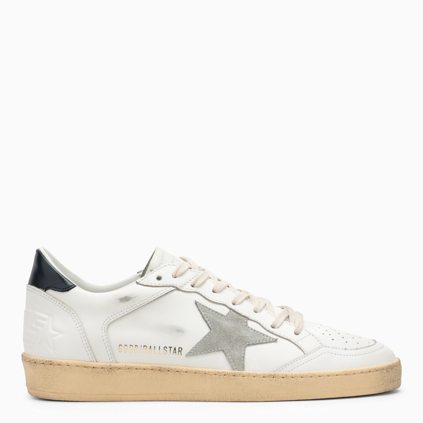 Golden Goose Ball Star white/ice-blue trainer | TheDoubleF