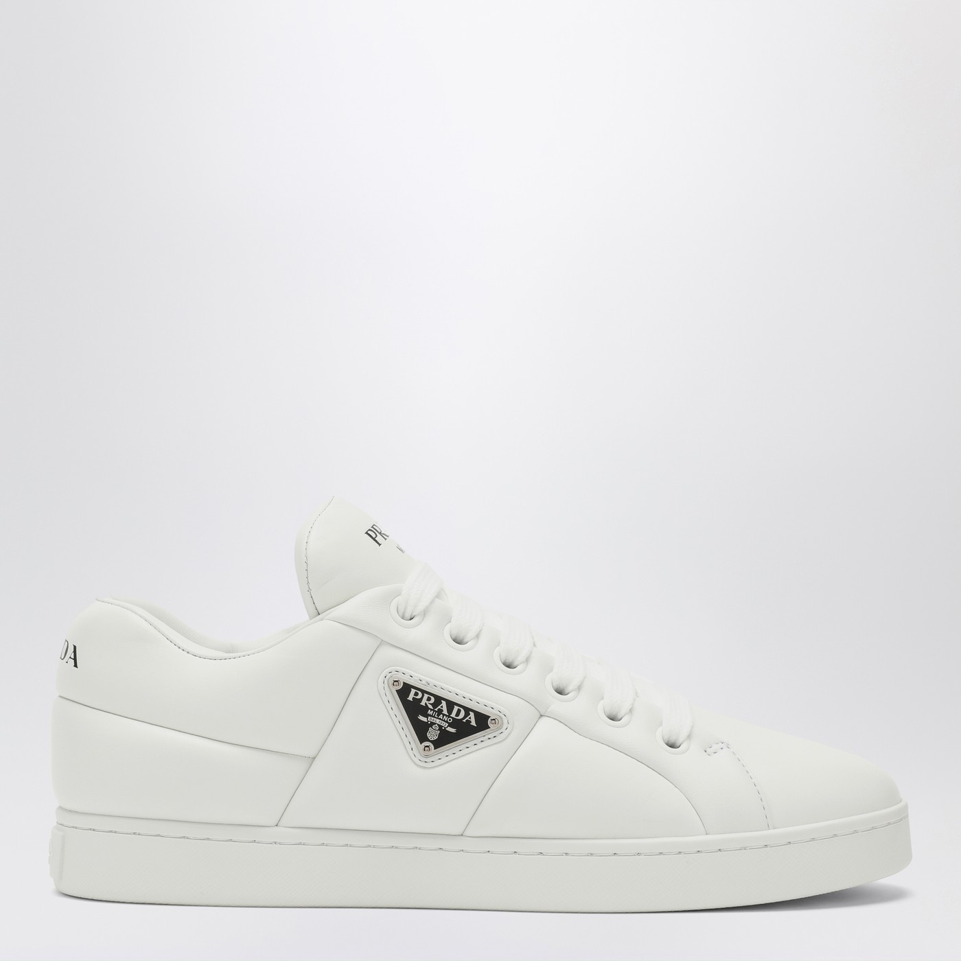 Prada Low white leather trainer | TheDoubleF
