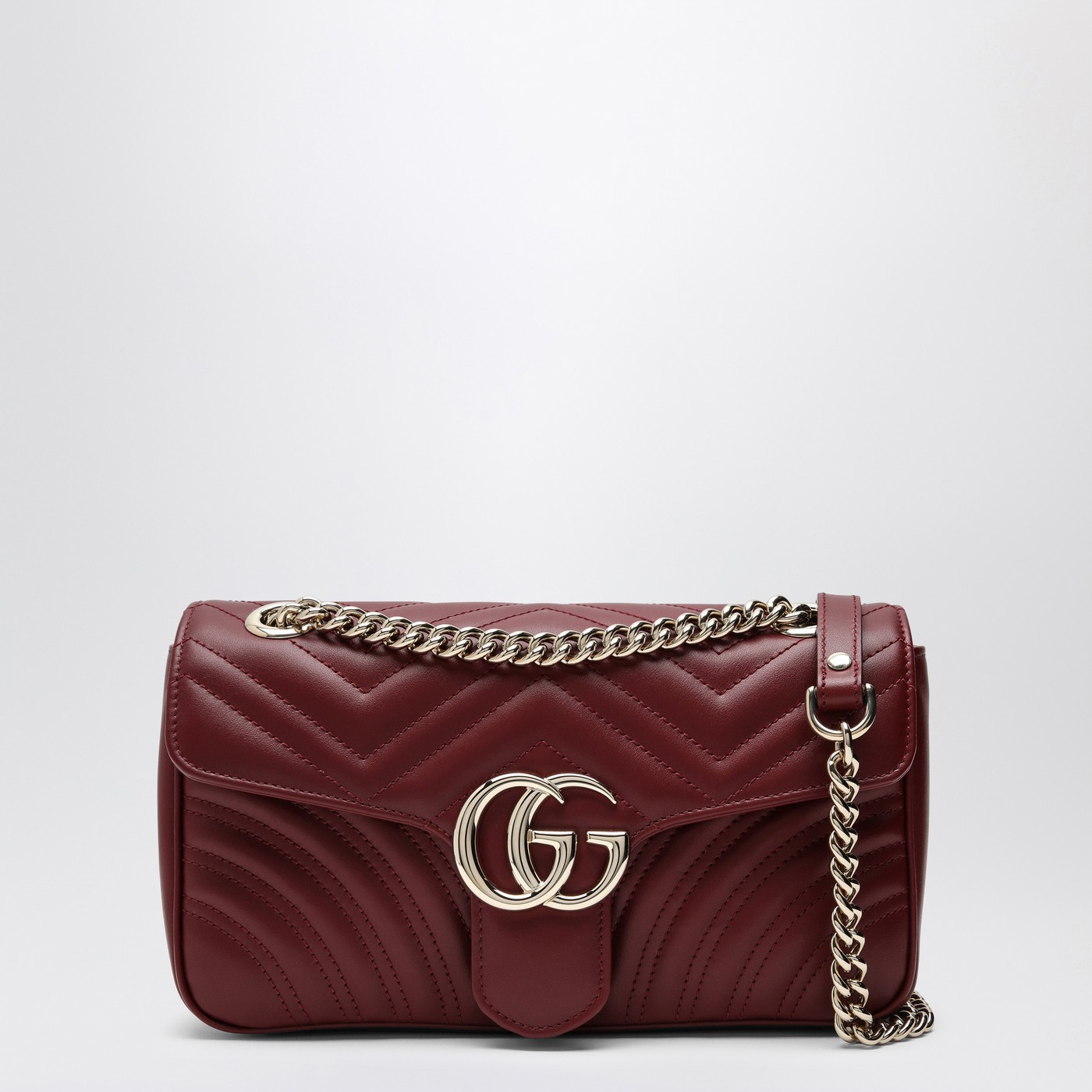 GUCCI GG Marmont Rosso Ancora small shoulder bag | TheDoubleF