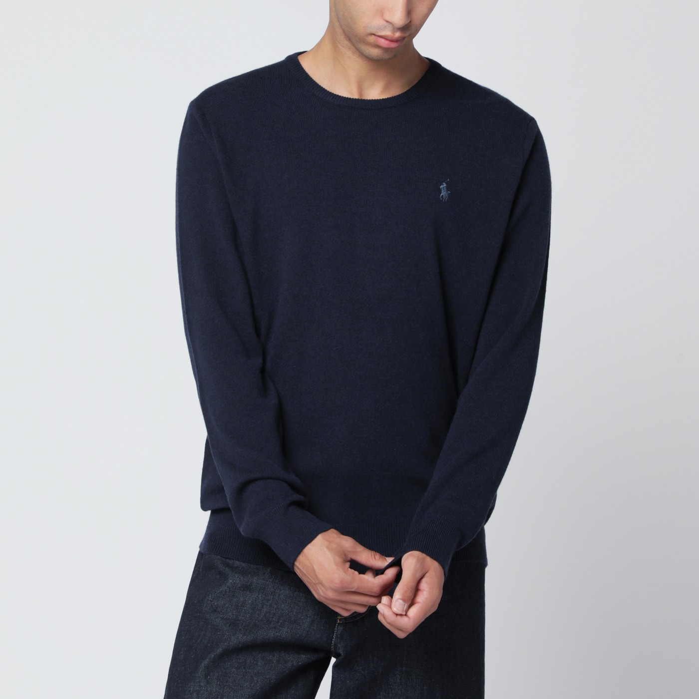 Polo Ralph Lauren Navy blue wool sweater | TheDoubleF