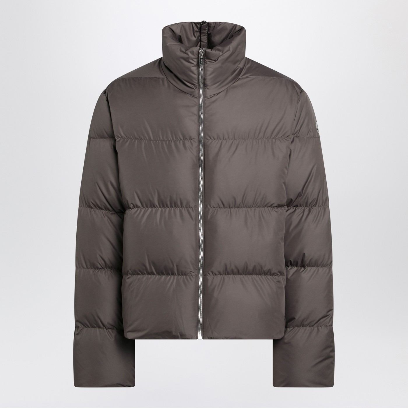Moncler + Rick Owens Piumino con zip color fango | TheDoubleF