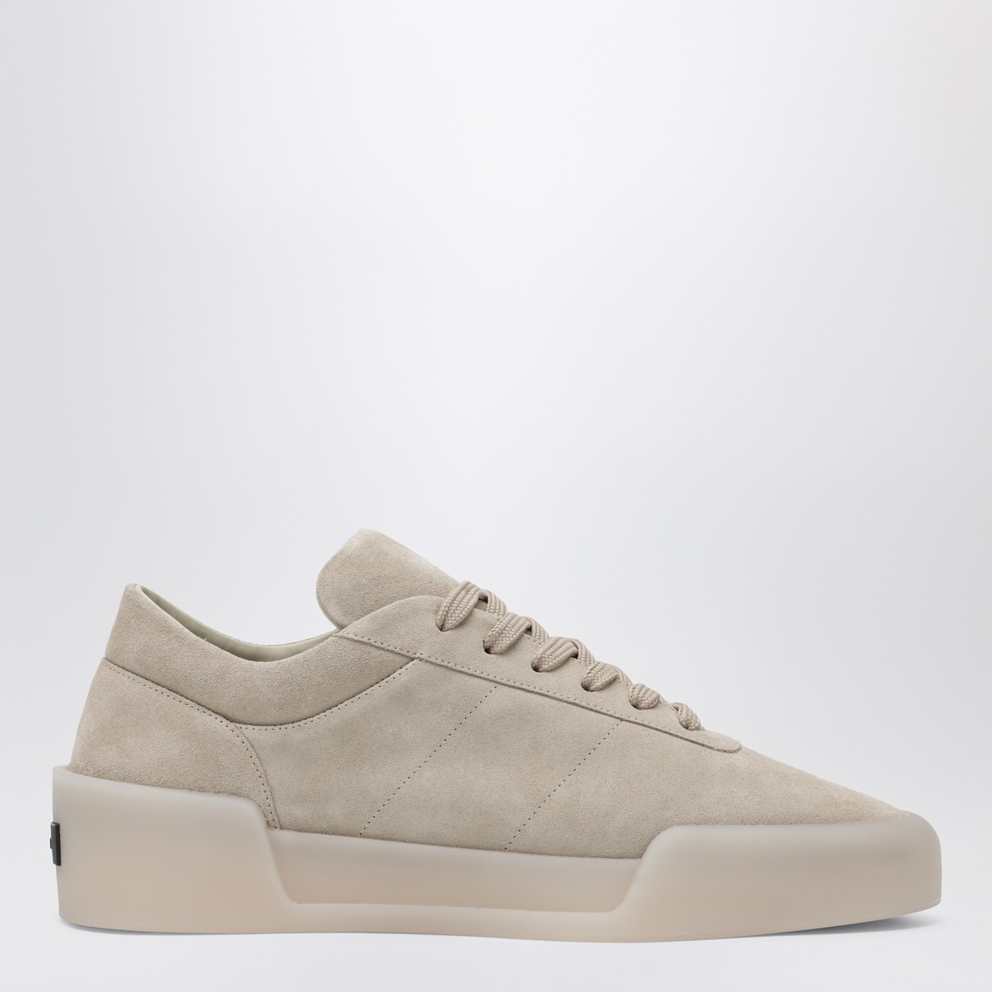 Fear of God Baskets Aerobic Low beiges en daim | TheDoubleF