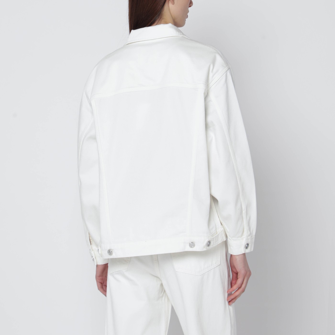 ANINE BING Ecru organic denim jacket | TheDoubleF