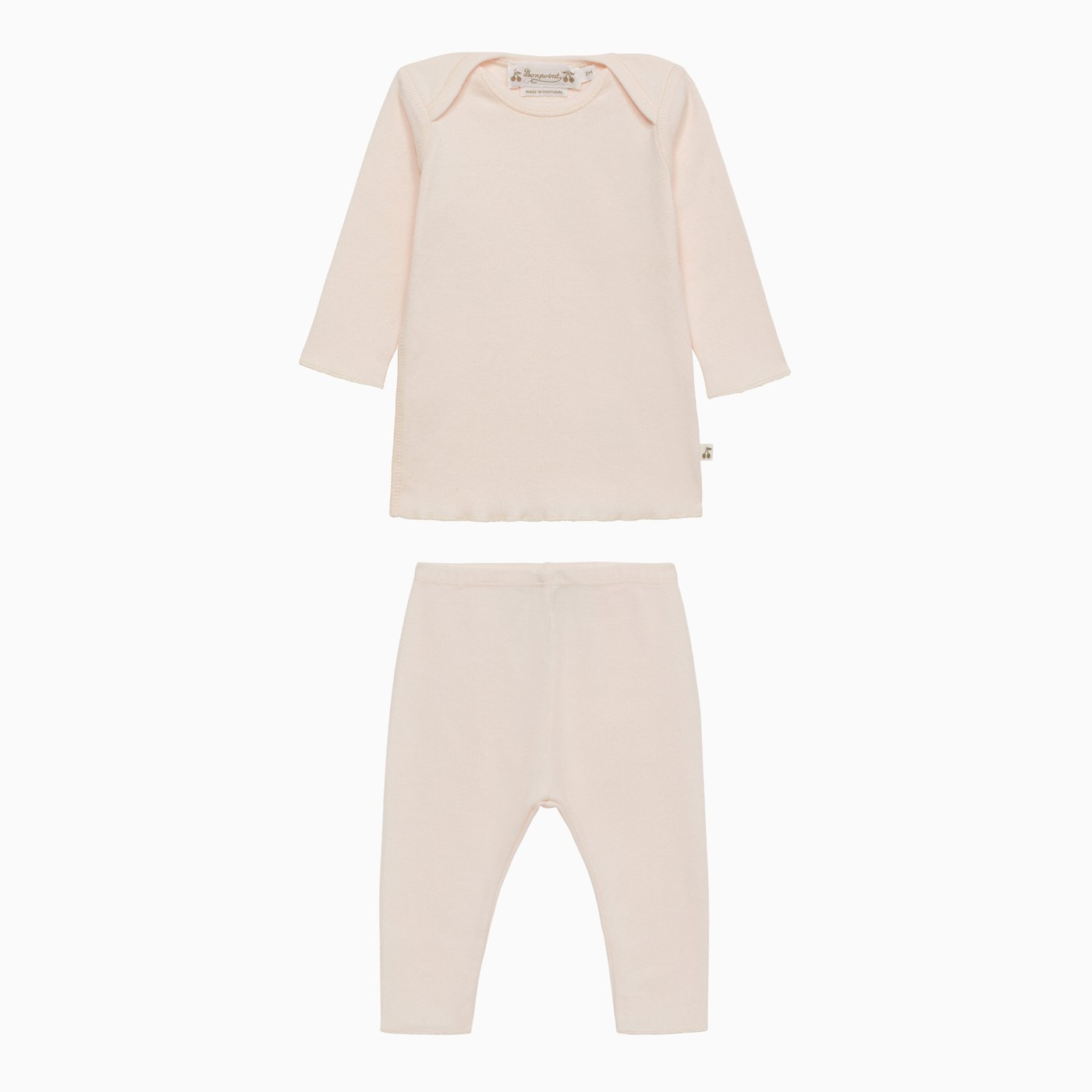 Bonpoint Powder pink two-piece pyjamas | TheDoubleF