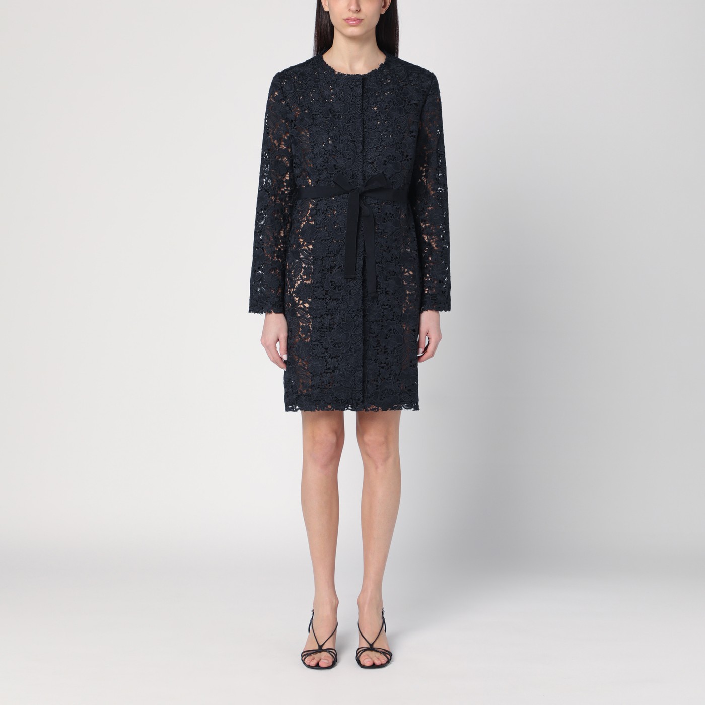 P.A.R.O.S.H. Blue lace long jacket | TheDoubleF