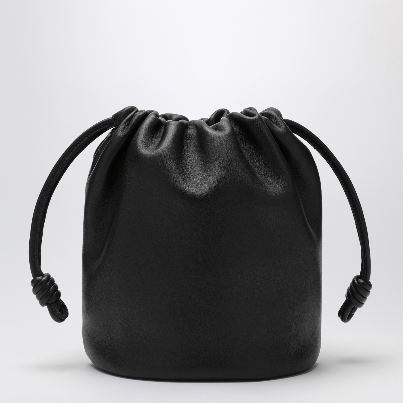 Loewe Flamenco Purse Bucket Bag black leather | TheDoubleF