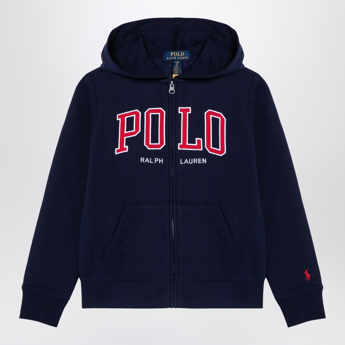 Polo Ralph Lauren Navy blue cotton blend sweatshirt with logo | TheDoubleF