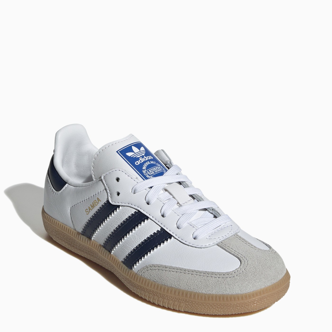 adidas Originals Low Samba OG white/night indigo trainer | TheDoubleF