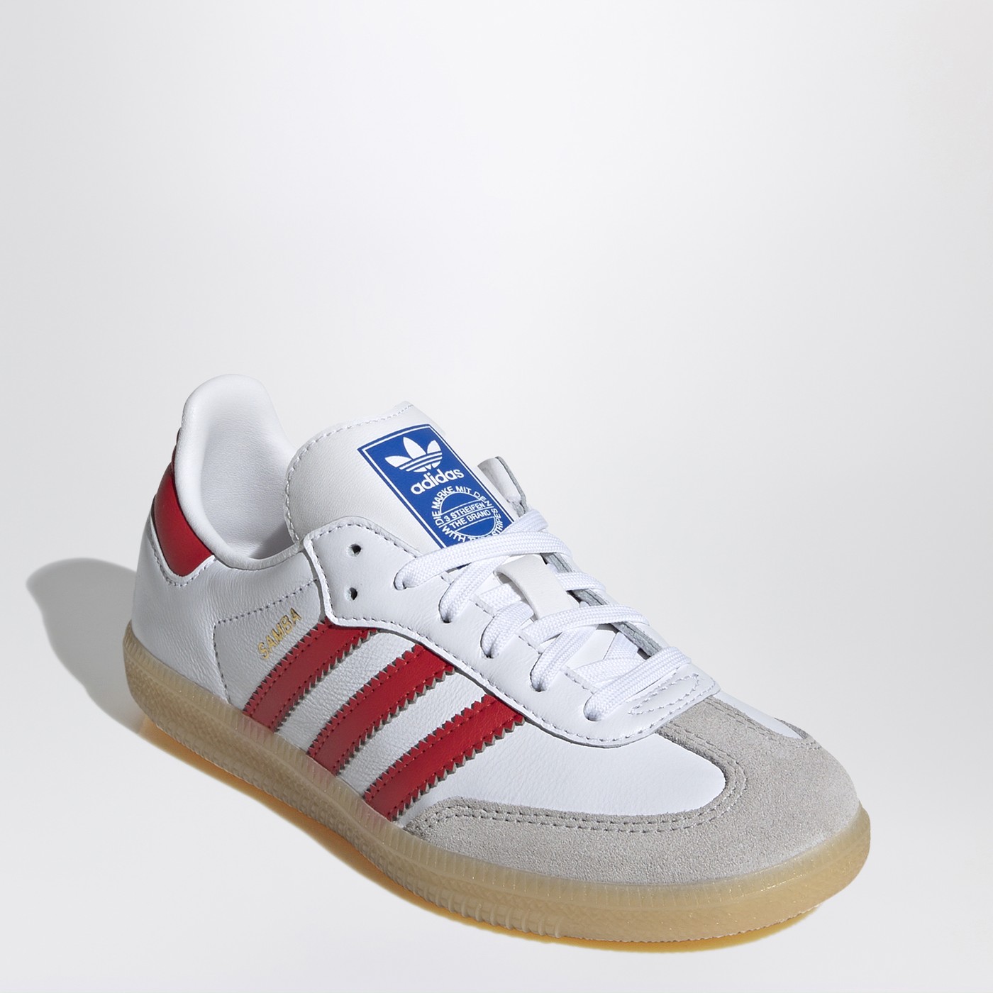 adidas Originals Low Samba OG white/red sneaker | TheDoubleF