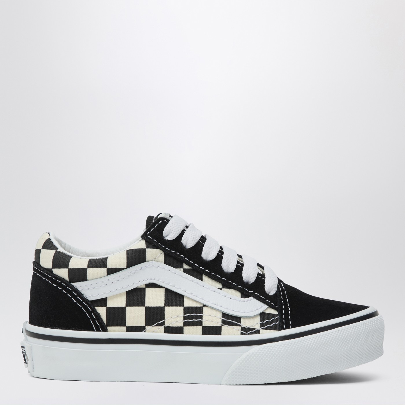 VANS Old Skool Sneaker white/black with Check pattern | TheDoubleF