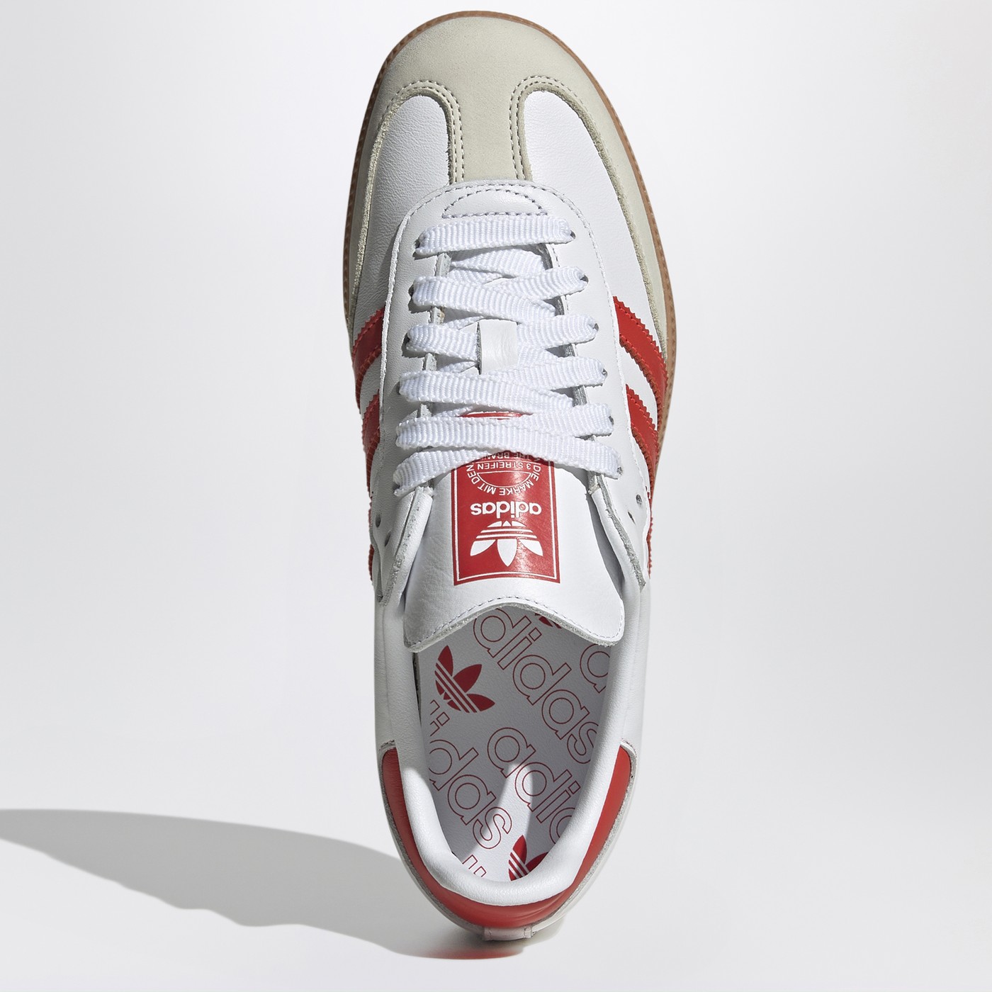 adidas Originals Low Samba OG white/red trainer | TheDoubleF