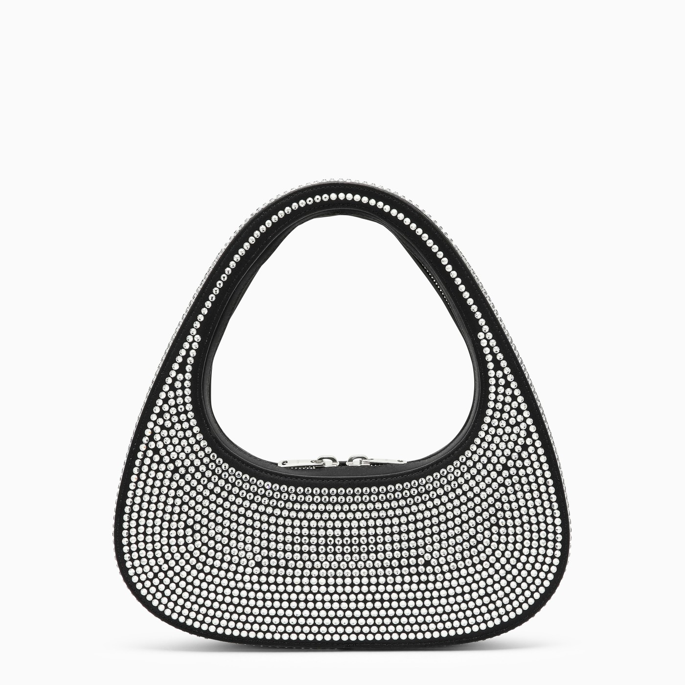 COPERNI Black Swipe Bag with crystals in leather | TheDoubleF