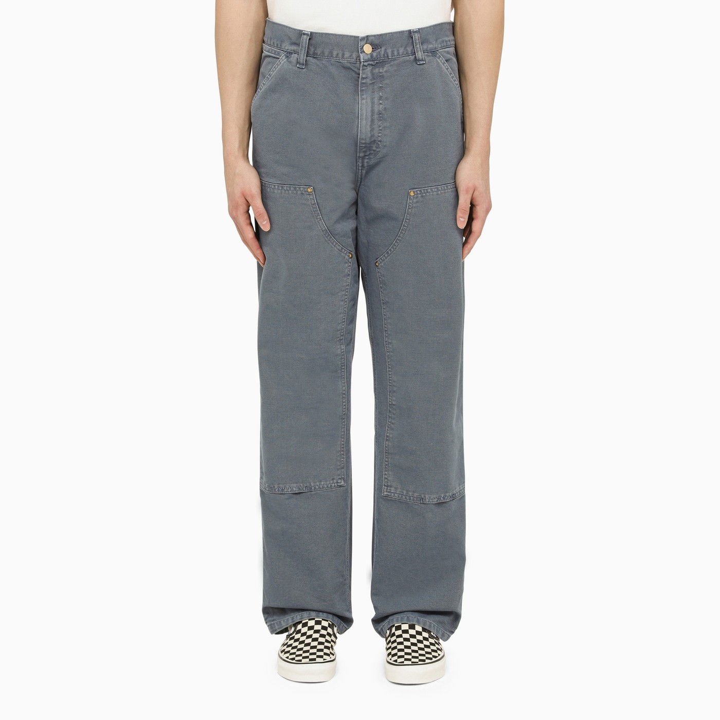 Carhartt WIP Blue Double Knee Pant | TheDoubleF