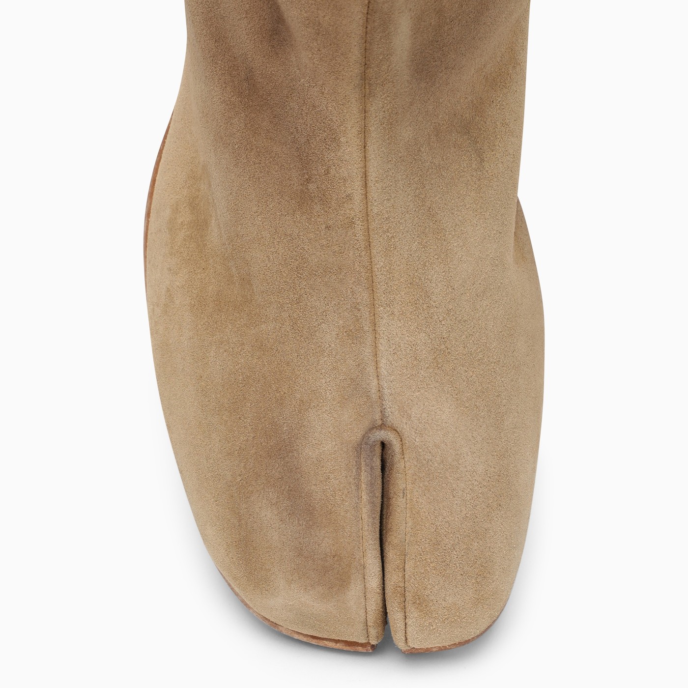 Maison Margiela Beige suede Tabi boot | TheDoubleF