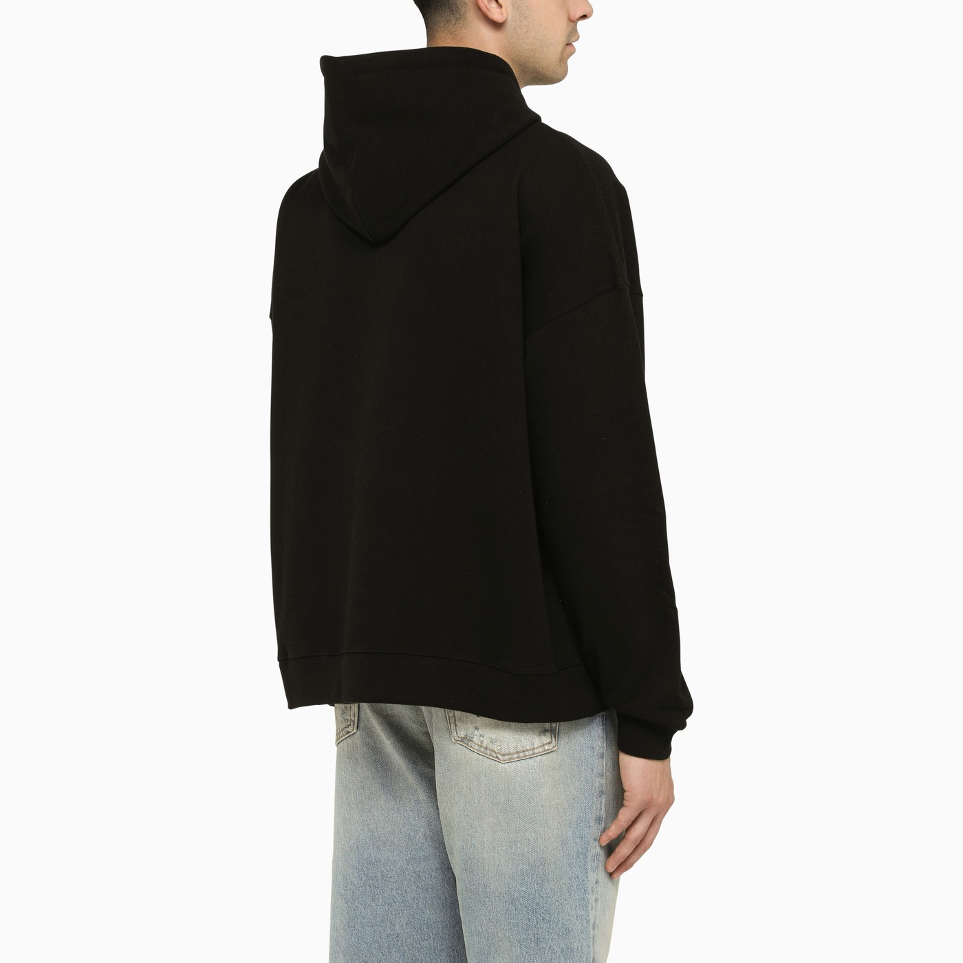 Palm Angels Black hoodie withe pockets | TheDoubleF