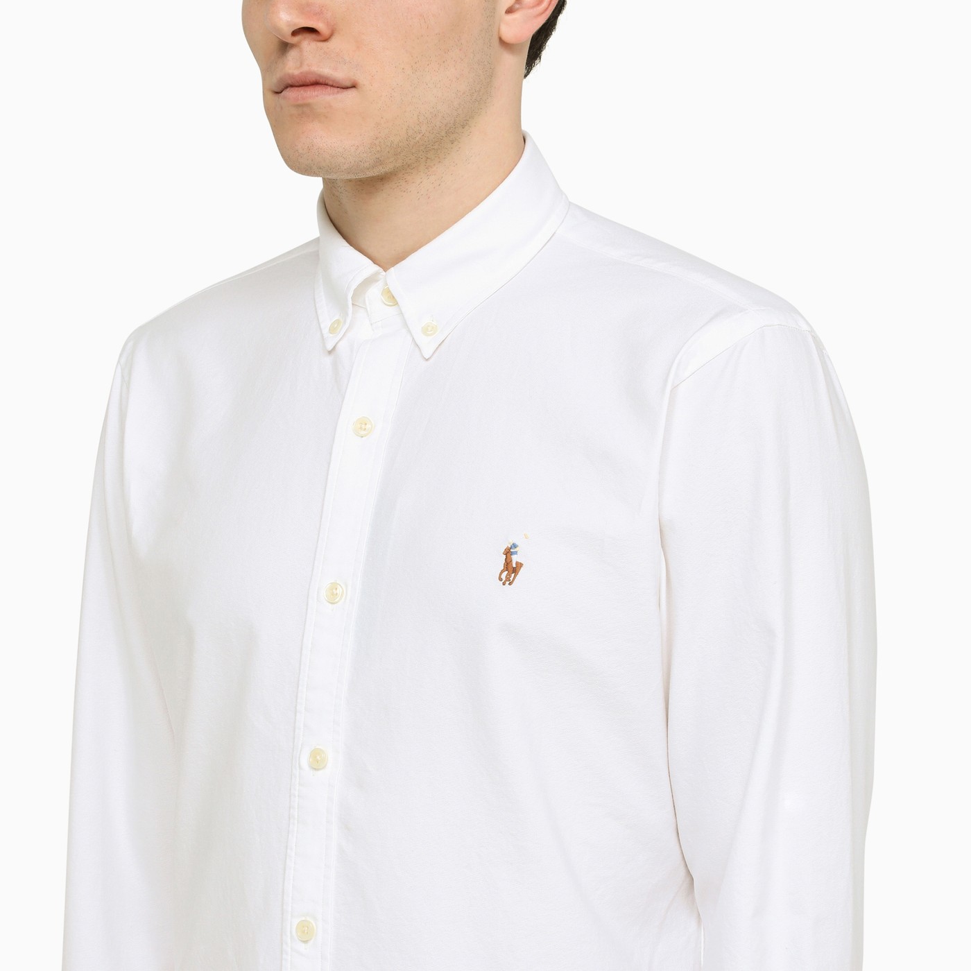 Polo Ralph Lauren Chemise Oxford slim fit blanc | TheDoubleF