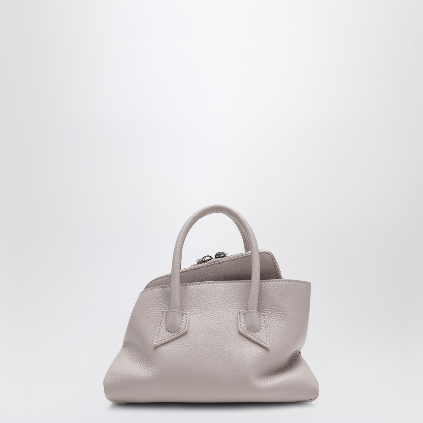 The Attico Light Mauve grain leather La Passeggiata Mini bag | TheDoubleF