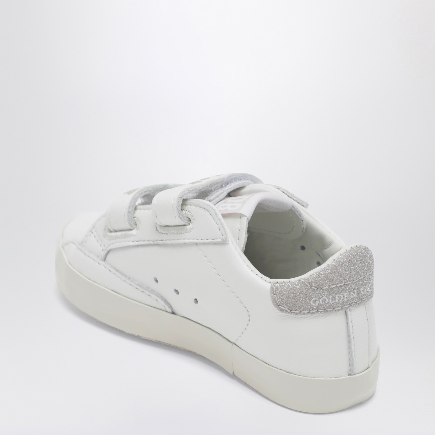 Golden Goose Sneaker Baby Old School bianca/platino | TheDoubleF