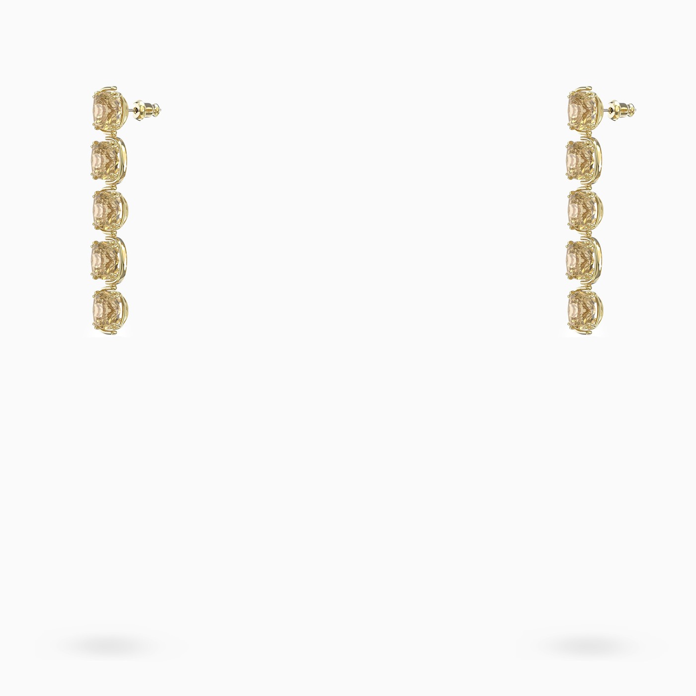Swarovski Harmonia gold pendant earrings | TheDoubleF