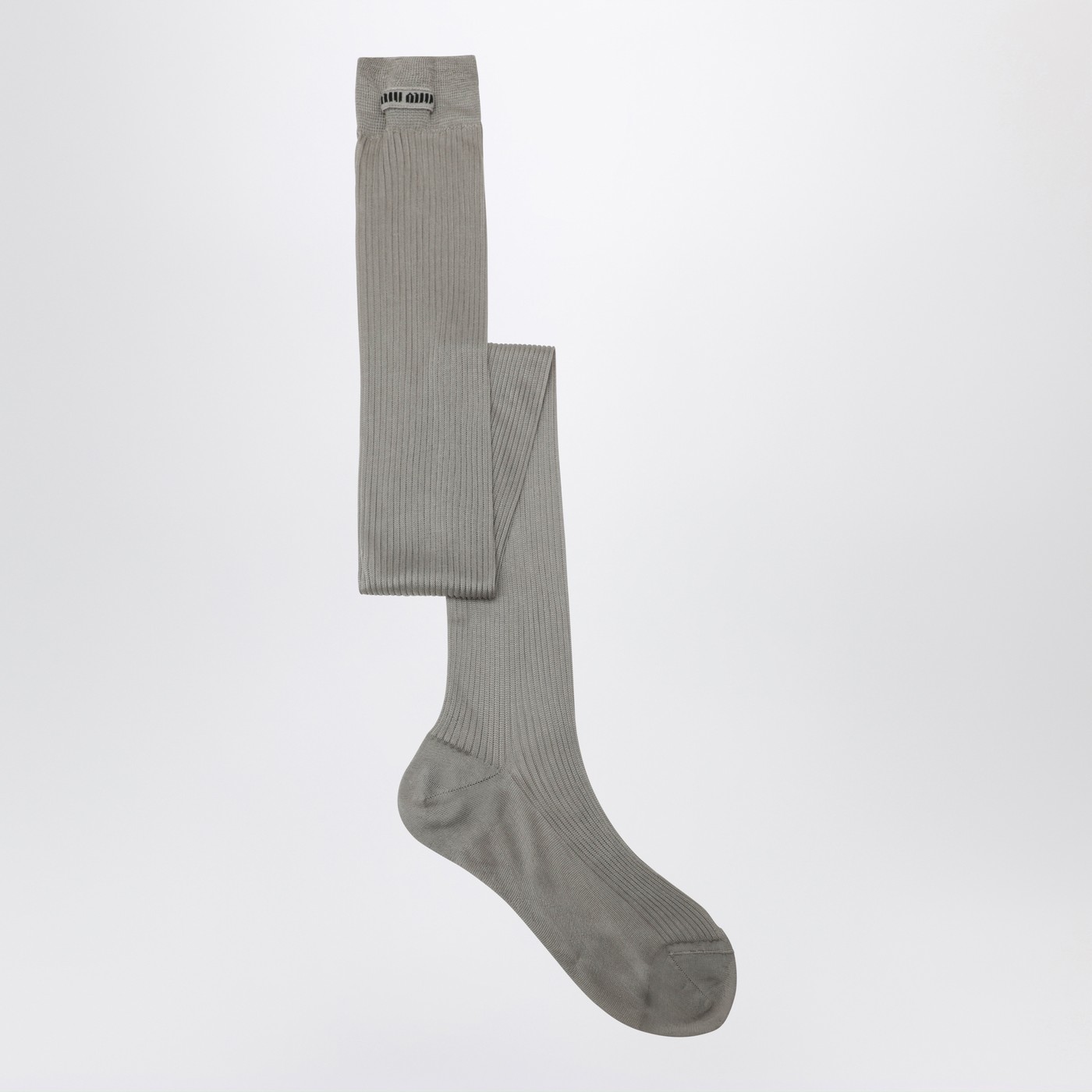 Miu Miu Grey silk-blend socks | TheDoubleF
