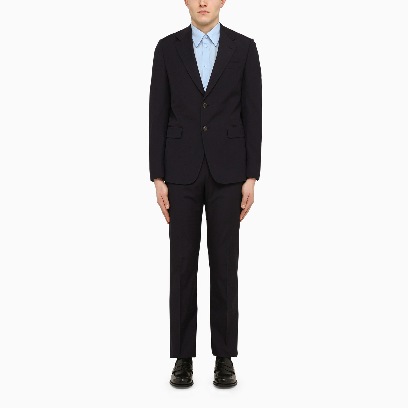 GUCCI Deep blue single-breasted suit | TheDoubleF