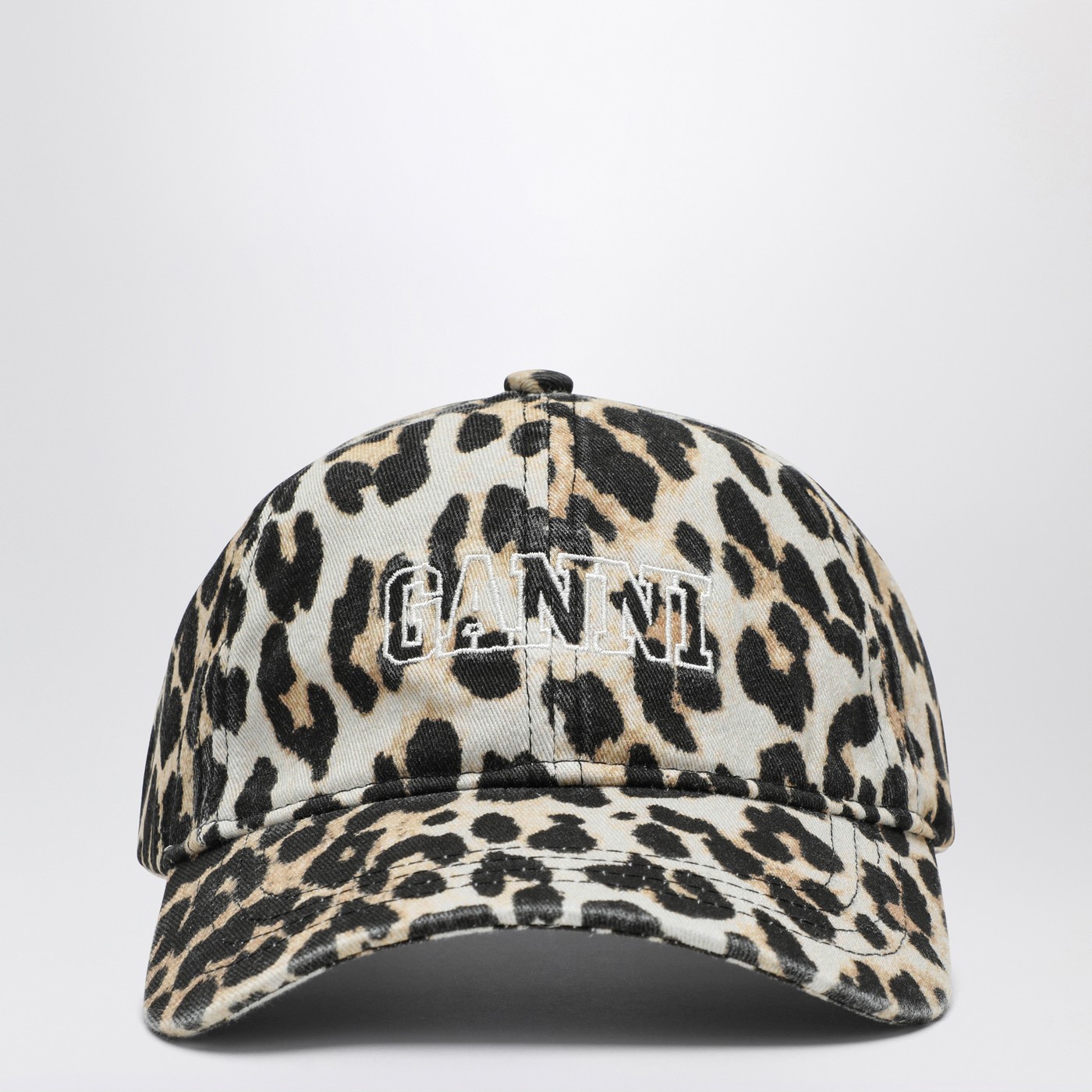 GANNI Leopard print baseball cap | TheDoubleF