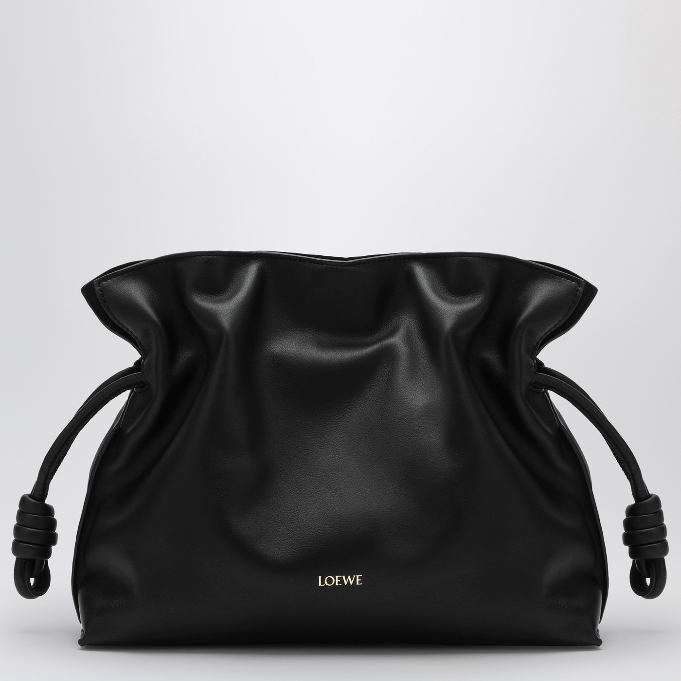 Loewe Medium black Flamenco clutch | TheDoubleF