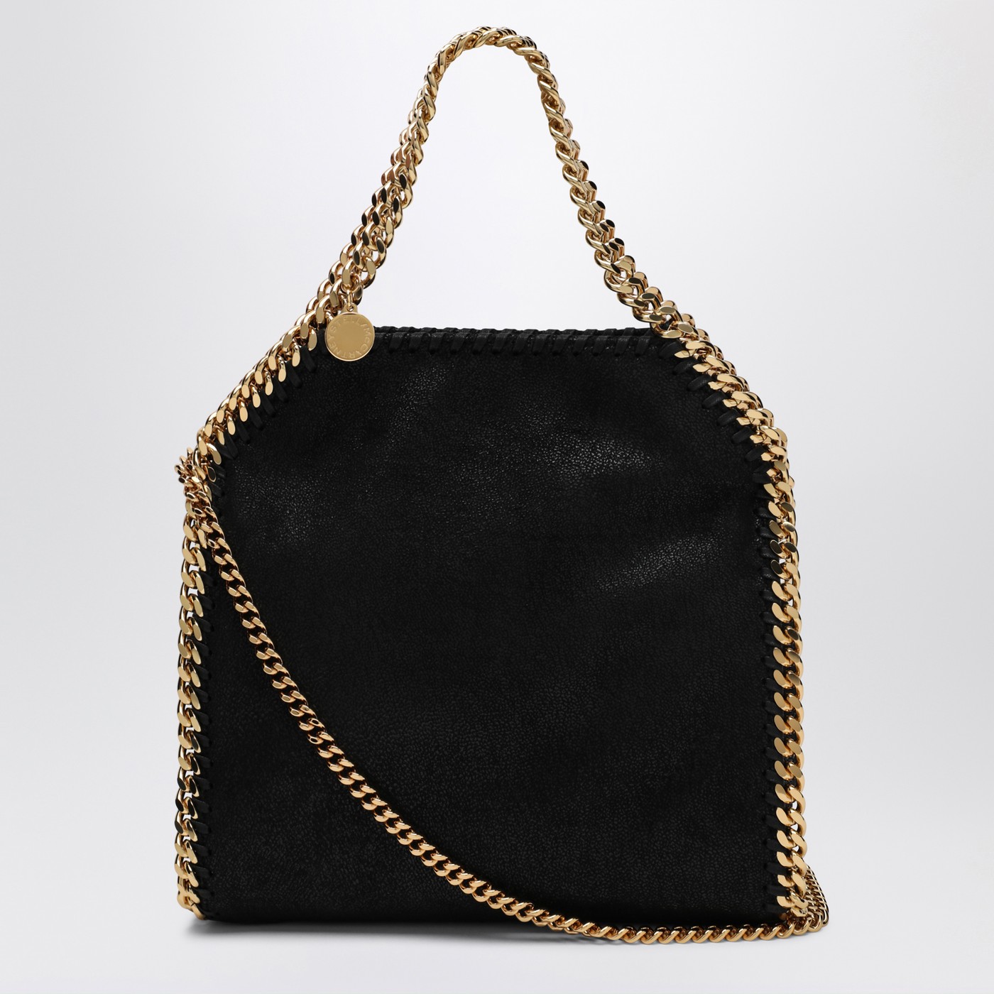 Stella McCartney Black/gold Falabella Mini Tote bag | TheDoubleF
