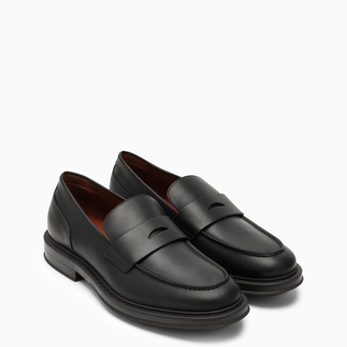 Loro Piana Black leather Travis loafer | TheDoubleF