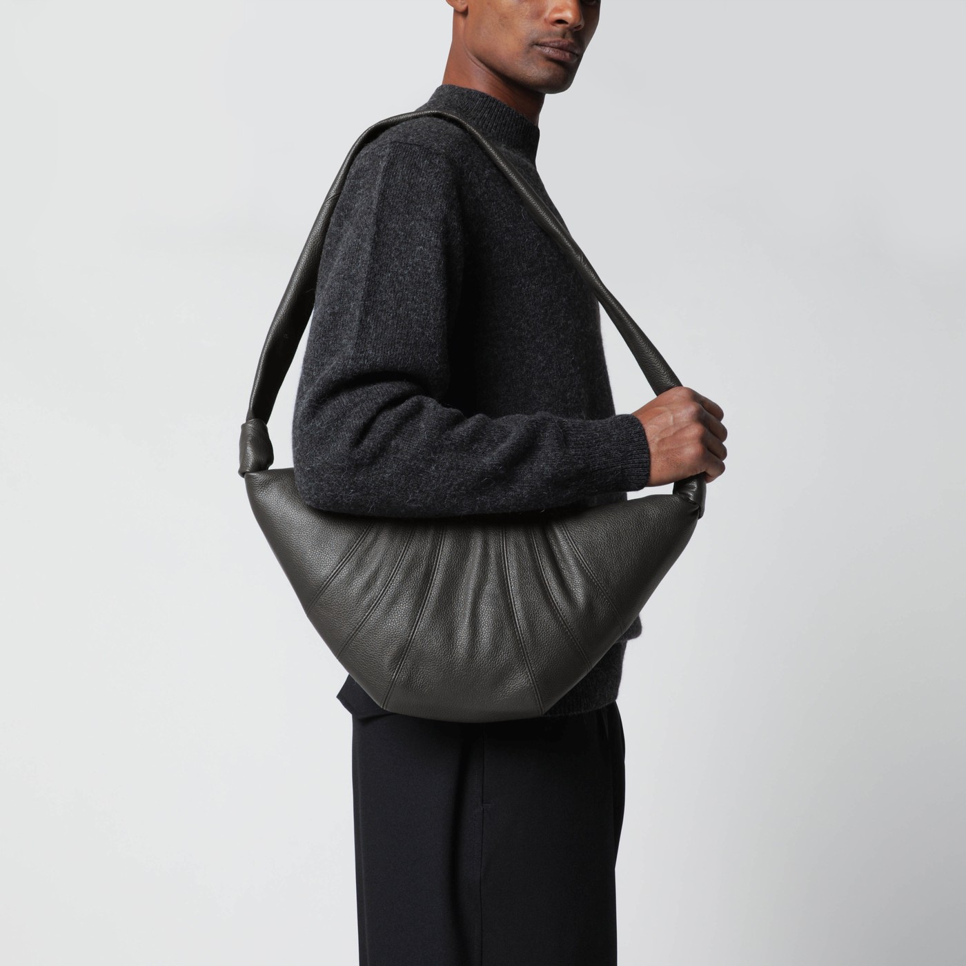 LEMAIRE Medium brown Croissant bag | TheDoubleF