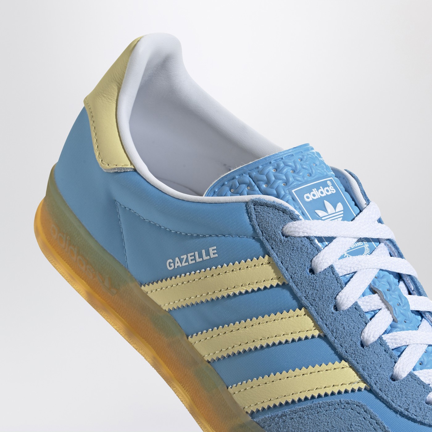 adidas Originals Gazelle Indoor Light blue sneakers | TheDoubleF
