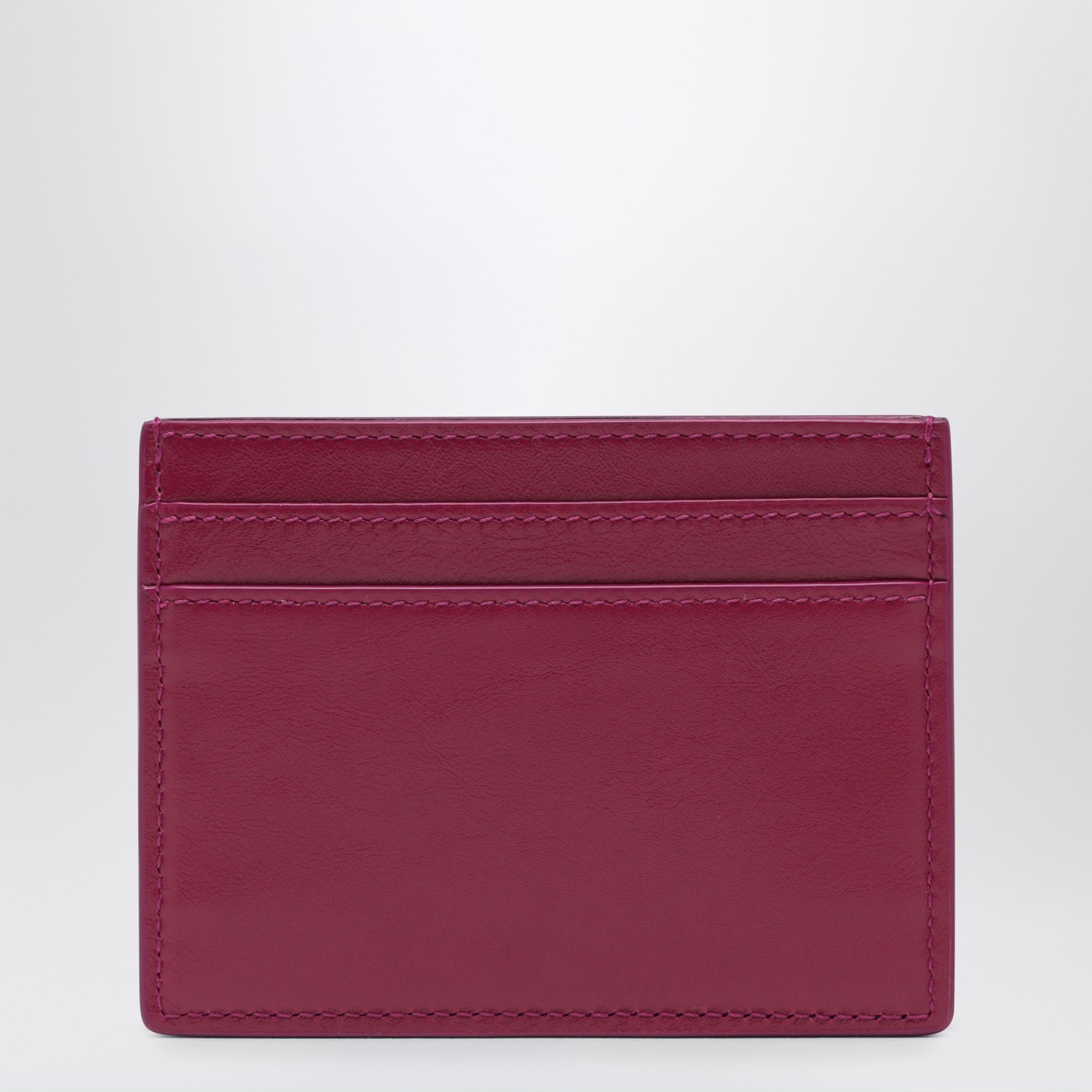 Saint Laurent Fuchsia leather credit card holder | TheDoubleF