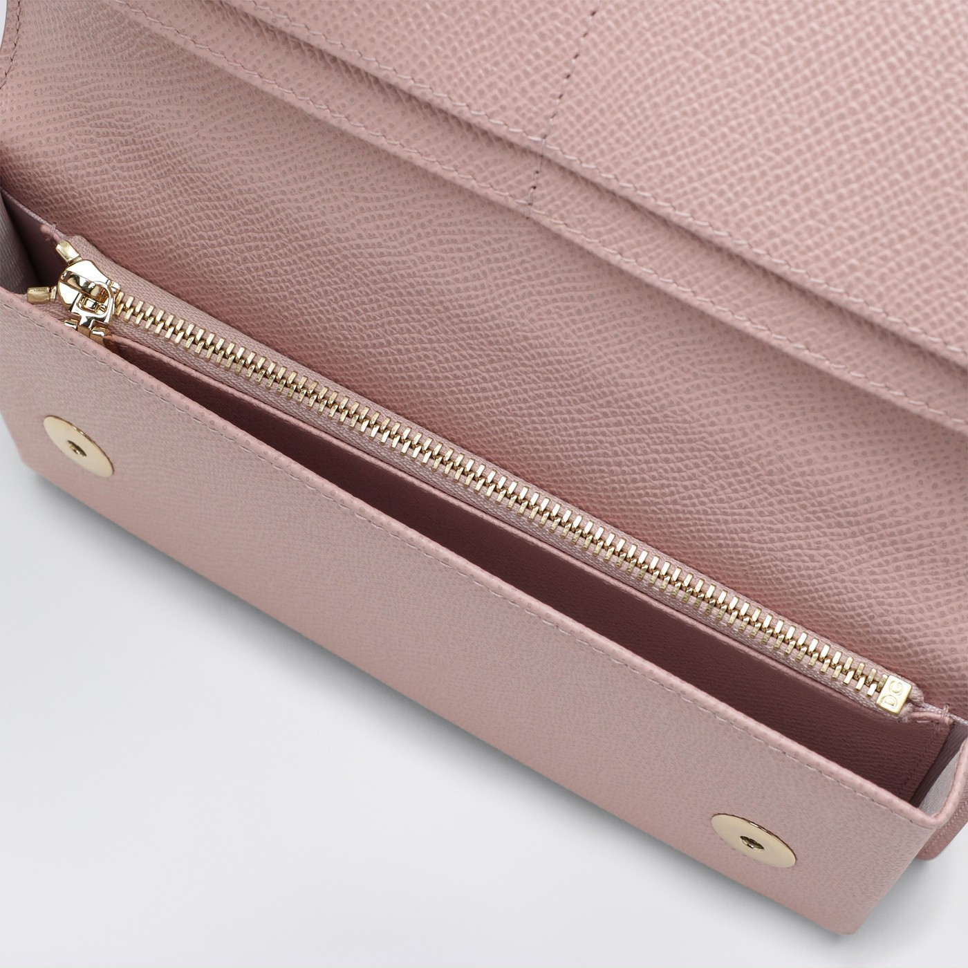 Dolce&Gabbana Pink mini bag in Dauphine leather with logo tag | TheDoubleF