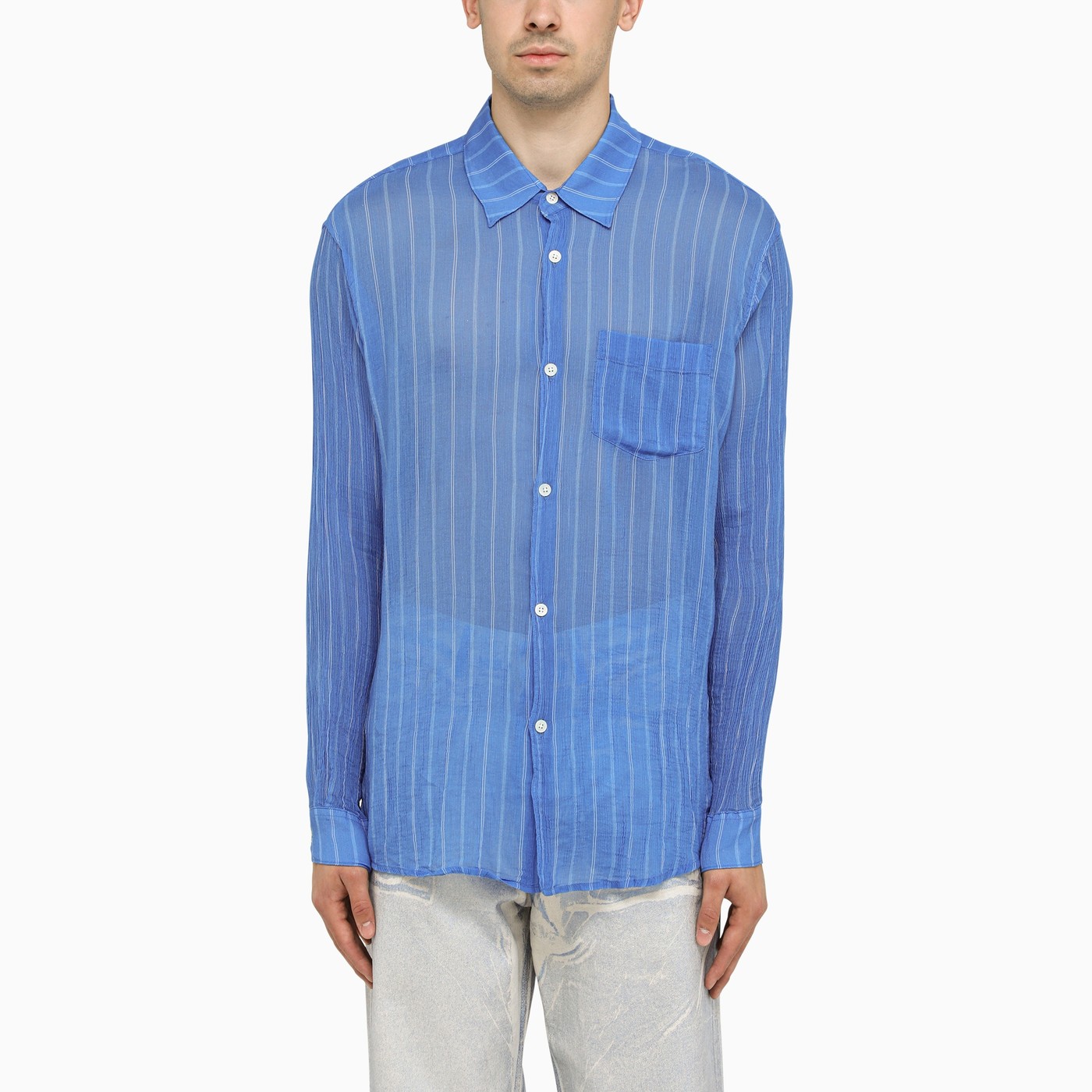 Our Legacy Striped blue shirt | TheDoubleF