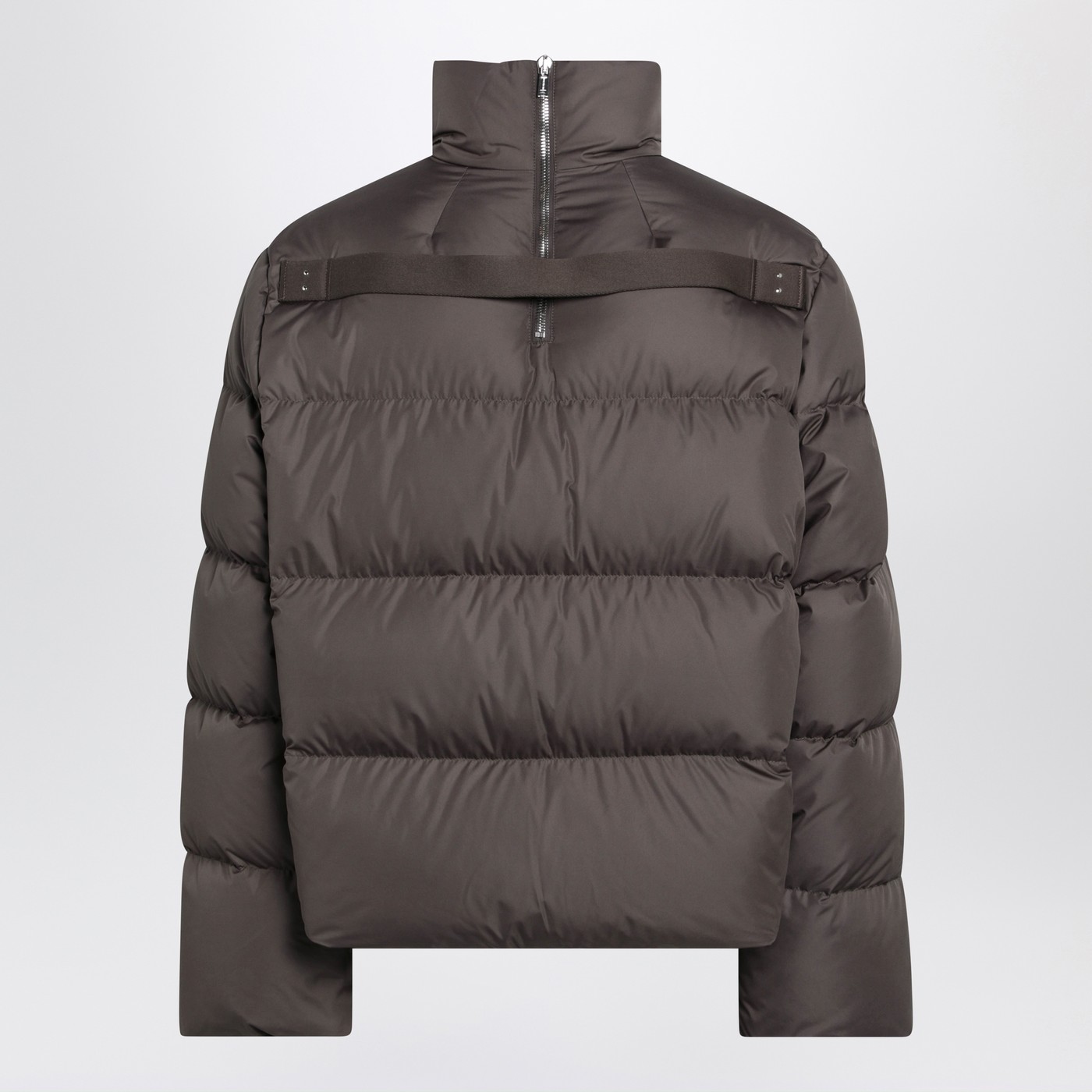 Moncler + Rick Owens Piumino con zip color fango | TheDoubleF