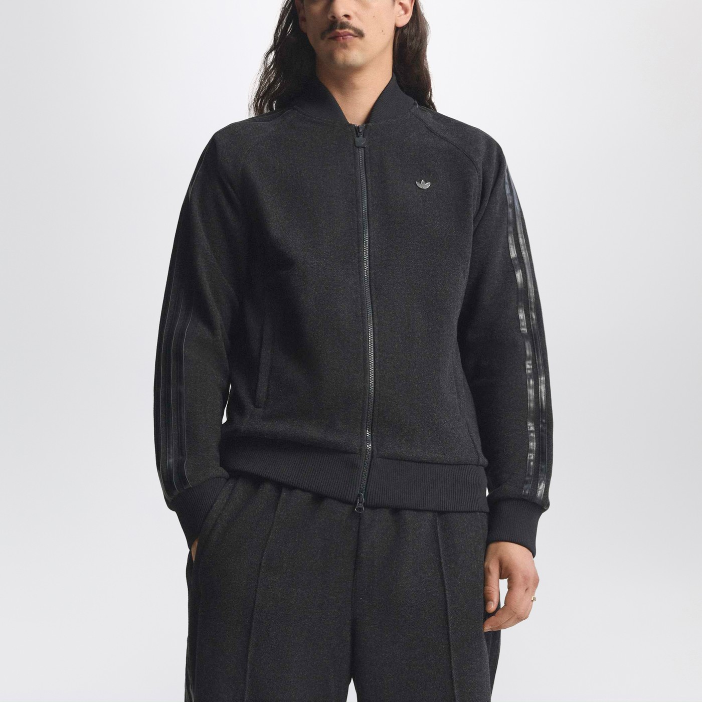 adidas Originals Premium schwarze Trainingsjacke | TheDoubleF